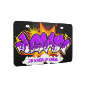 Jesus Hip Hop Graffiti License Plate | Zazzle