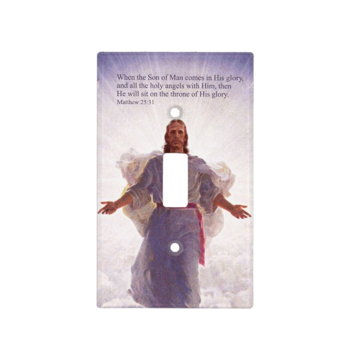 Jesus & his Angels 1 Light Switch Cover | Zazzle.com