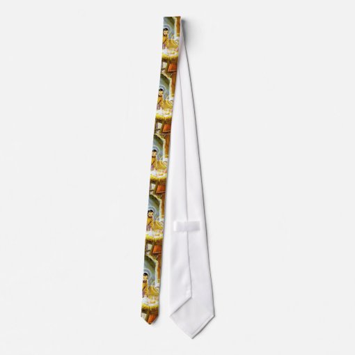Jesus In The Manger Christmas Nativity Neck Tie | Zazzle