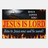 Jesus is Lord Yard Sign | Zazzle