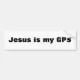 Jesus is my GPS Bumper Sticker | Zazzle