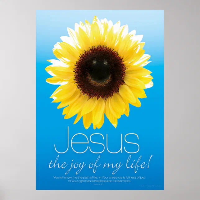 JESUS IS MY JOY - Christian Religious Posters | Zazzle