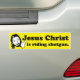 Jesus is riding shotgun Bumper Sticker | Zazzle
