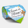 Jesus is Risen, Christian Easter Neck Tie | Zazzle