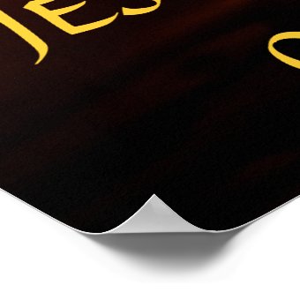 JESUS IS THE LIGHT OF THE WORLD... Religious poste Poster | Zazzle