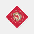 JESUS IS THE REASON Red Christmas Paper Napkins | Zazzle