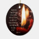 Jesus Light of the World Psalm 8, Custom Christmas Ceramic Ornament ...