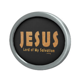 Jesus, Lord of My Salvation (Christian Faith) Belt Buckle | Zazzle
