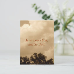Jesus Love You, and So Do I. Postcard | Zazzle