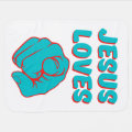 Jesus Love You Faith Based Quote Baby Blanket | Zazzle