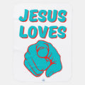 Jesus Love You Faith Based Quote Baby Blanket | Zazzle