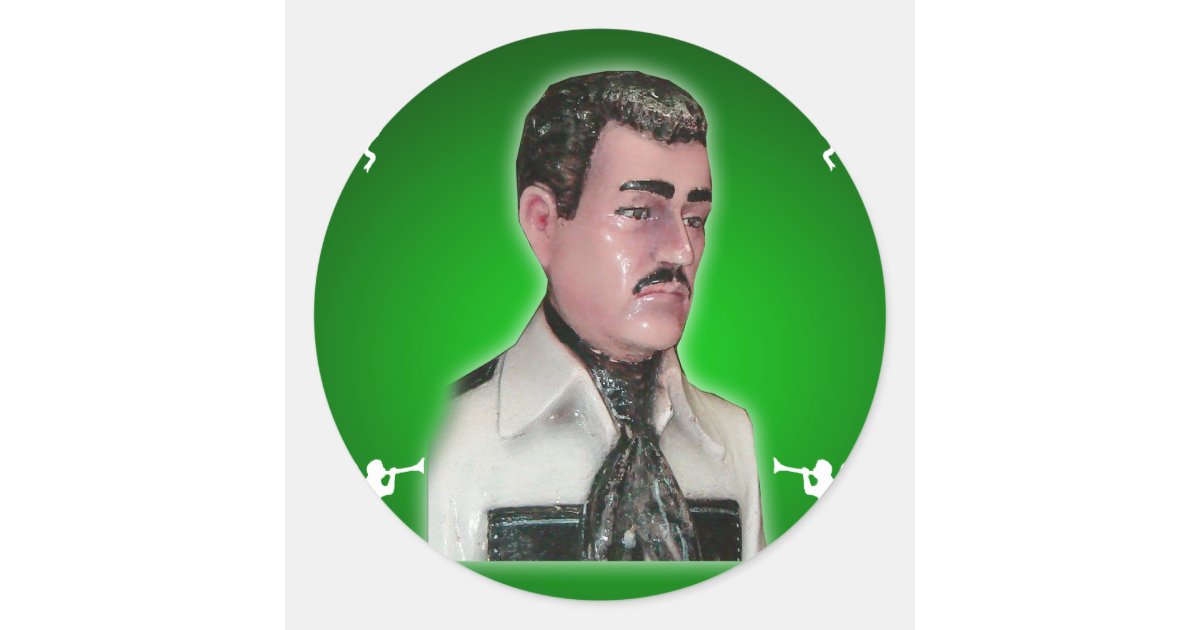 JESUS MALVERDE CUSTOMIZABLE PRODUCTS CLASSIC ROUND STICKER | Zazzle