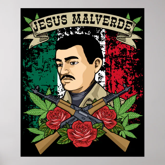 Jesus Malverde Gift Women & Men Jesus Malverde Poster | Zazzle