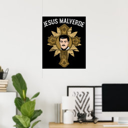 Jesus Malverde Religion Mexico Gift Jesus Malverde Poster | Zazzle