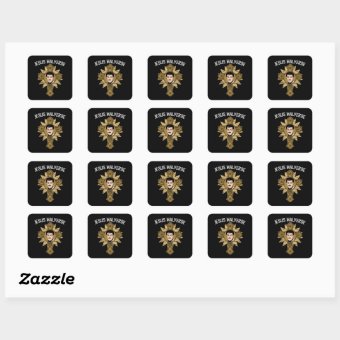 Jesus Malverde Religion Mexico Gift Jesus Malverde Square Sticker | Zazzle