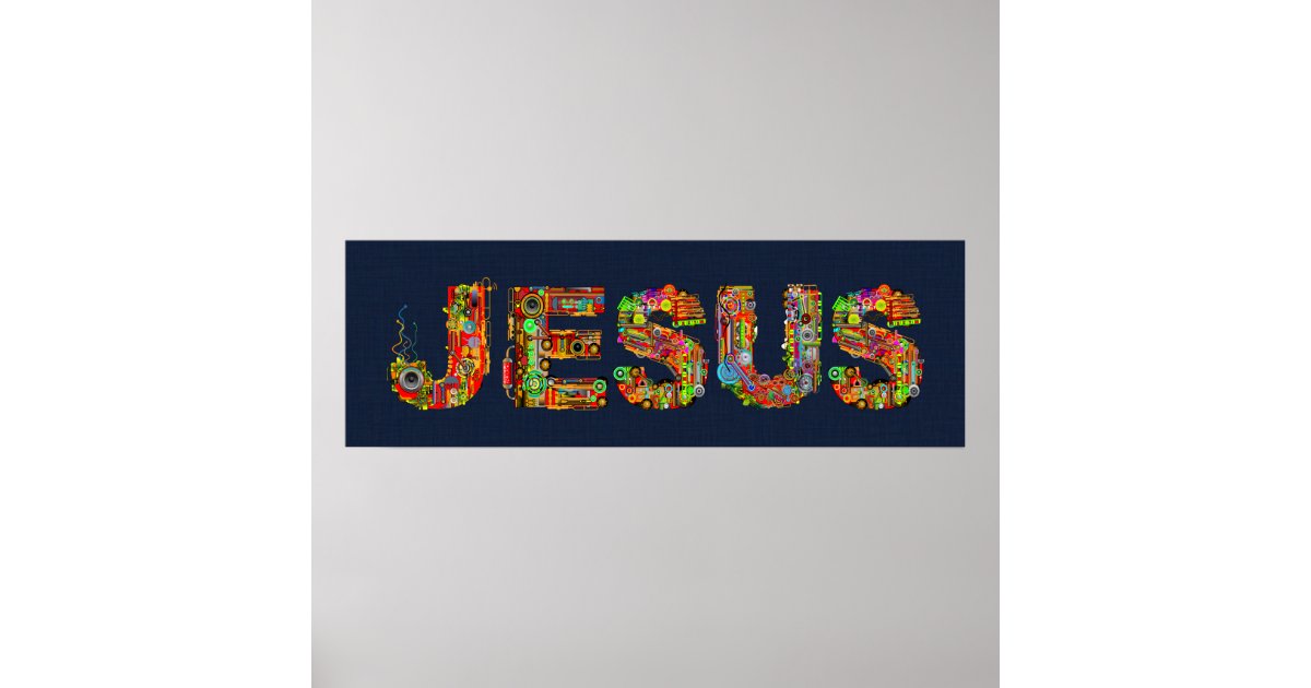 JESUS NAME POSTER | Zazzle