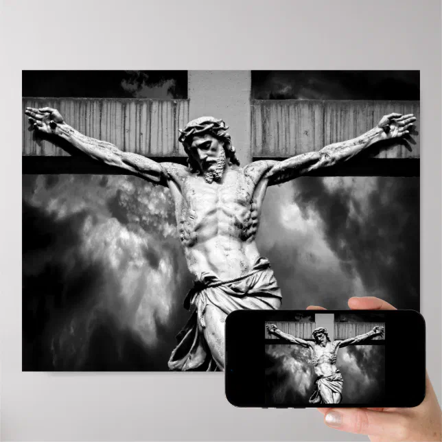 Jesus on a Cross Poster | Zazzle