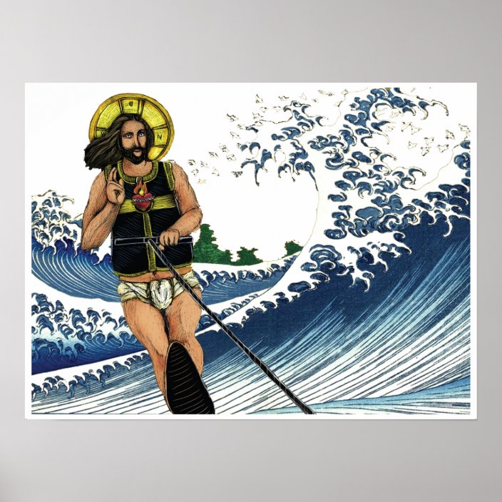 Jesus on the Water (sports) Poster | Zazzle.com