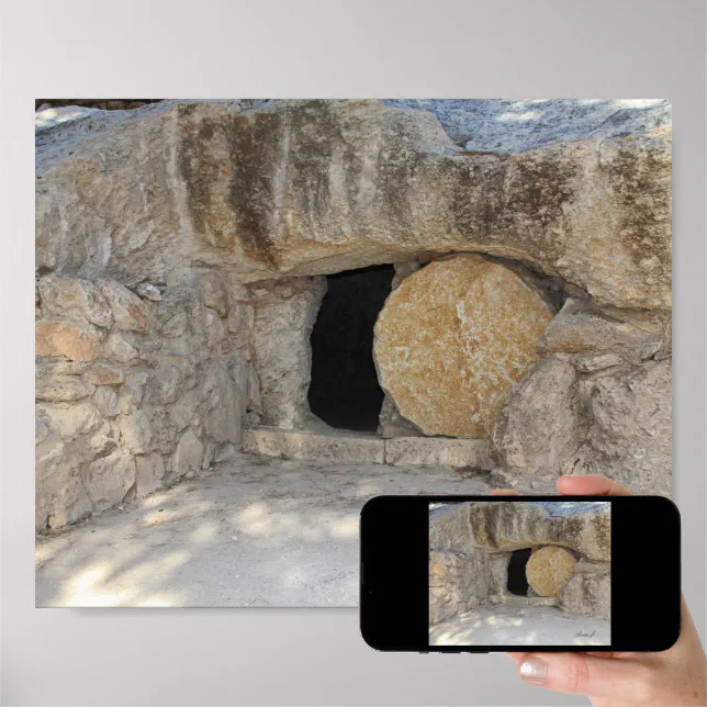 Jesus Open Tomb Israel Canvas Print | Zazzle