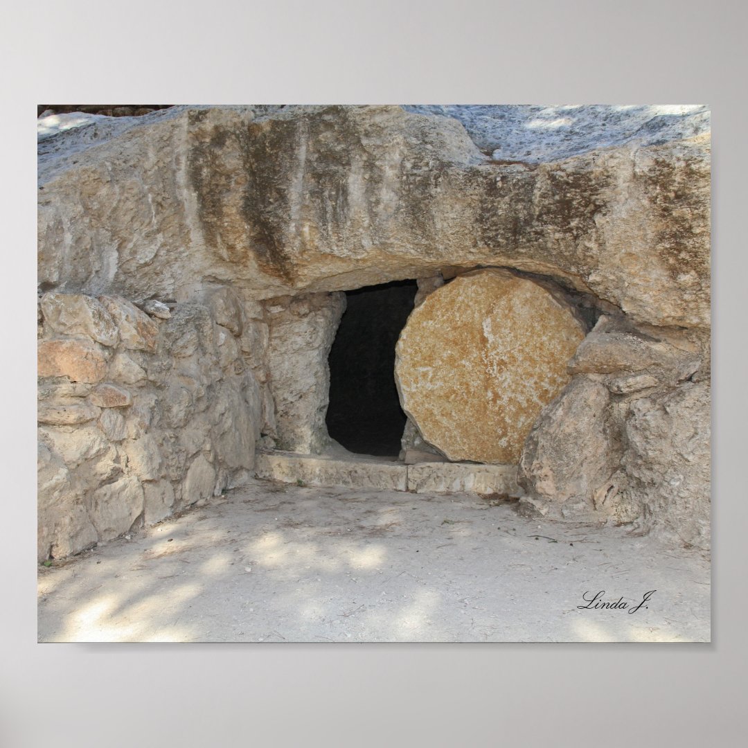 Jesus Open Tomb Israel Canvas Print | Zazzle