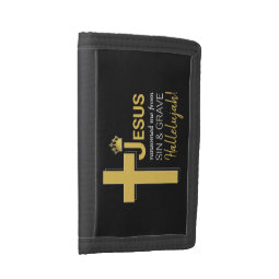 JESUS RANSOMED ME Christian Trifold Wallet | Zazzle