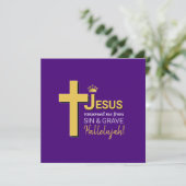 JESUS RANSOMED ME Easter Card | Zazzle