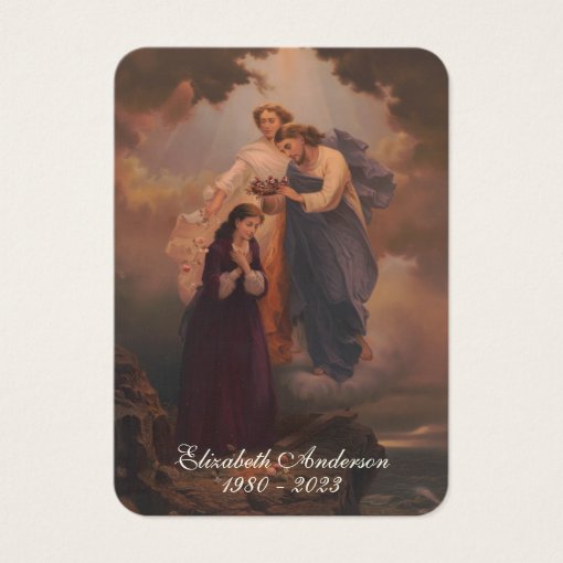 Jesus Religious Christian Funeral Holy Card | Zazzle