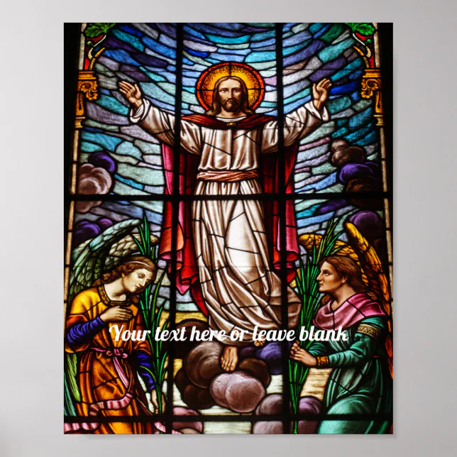 Jesus/Religious wall art - editable text Poster | Zazzle