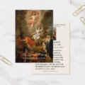 Jesus Resurrection Funeral Prayer Holy Card | Zazzle