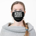 JESUS SAVES CHRISTIAN FACE MASKS | Zazzle