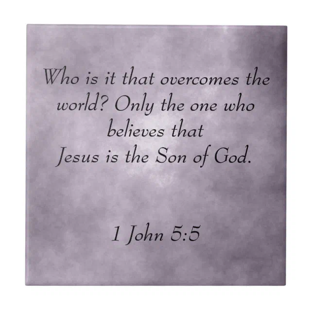Jesus Scripture Tile | Zazzle