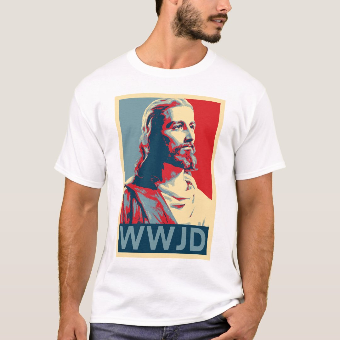 Jesus -- WWJD T-Shirt | Zazzle