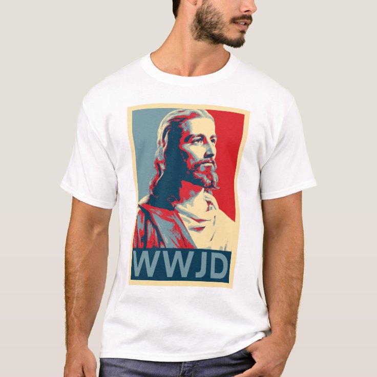 Jesus -- WWJD T-Shirt | Zazzle