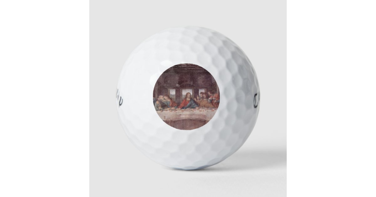 Jesus "Yeshua" The Last Supper, Leonardo da Vinci Golf Balls | Zazzle