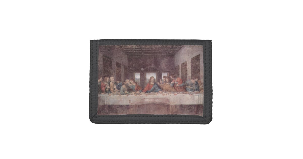 Jesus "Yeshua" The Last Supper, Leonardo da Vinci Trifold Wallet | Zazzle