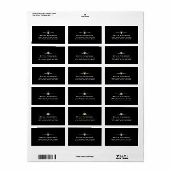 Jet Airplane Address Label | Zazzle