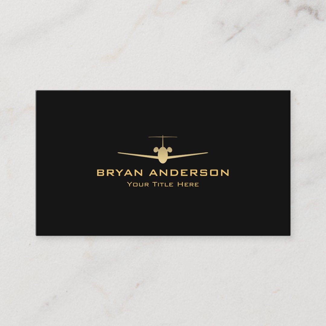 Jet Airplane Business Card | Zazzle