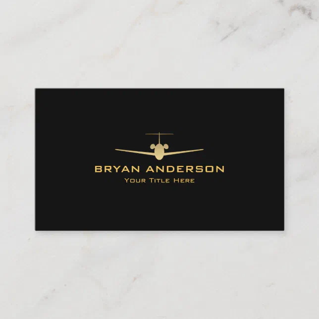 Jet Airplane Business Card | Zazzle