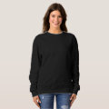 Jet Black Solid Color Simple Minimalist Sweatshirt | Zazzle