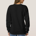 Jet Black Solid Color Simple Minimalist Sweatshirt | Zazzle