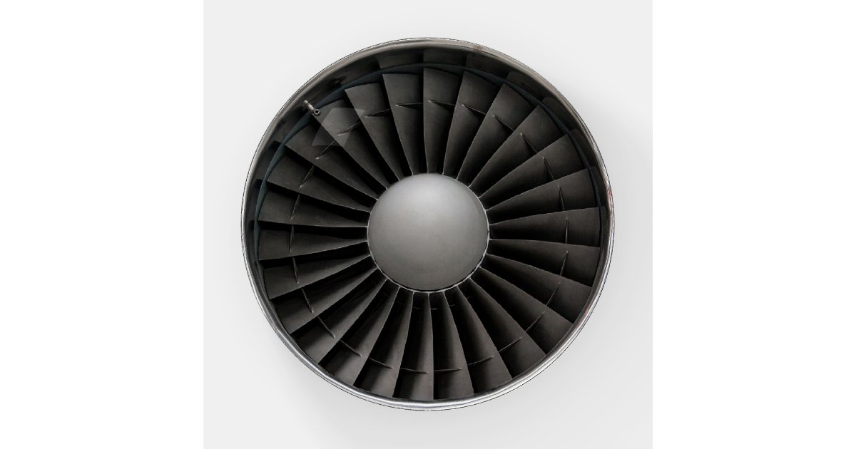Jet Engine Turbine Fan Paperweight | Zazzle