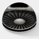Jet Engine Turbine Fan Paperweight | Zazzle