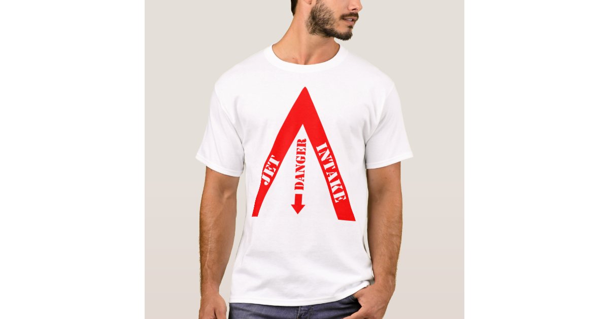 Jet Intake - Danger Shirt | Zazzle
