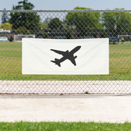 Jet Silhouette Banner | Zazzle