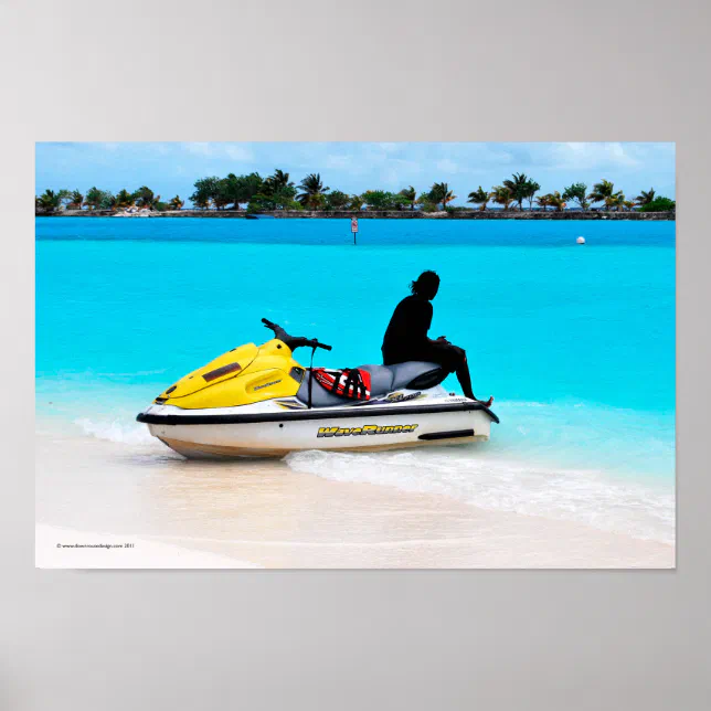 Jet Ski Poster | Zazzle