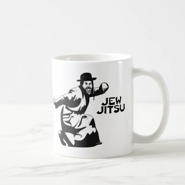 Jew Jitsu Coffee Mug | Jewish Bar Mitzvah Gifts | Zazzle