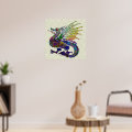 Jeweled Dragon Poster | Zazzle