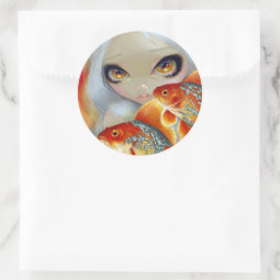 "Jeweled Fish: Silver and Gold" Sticker | Zazzle