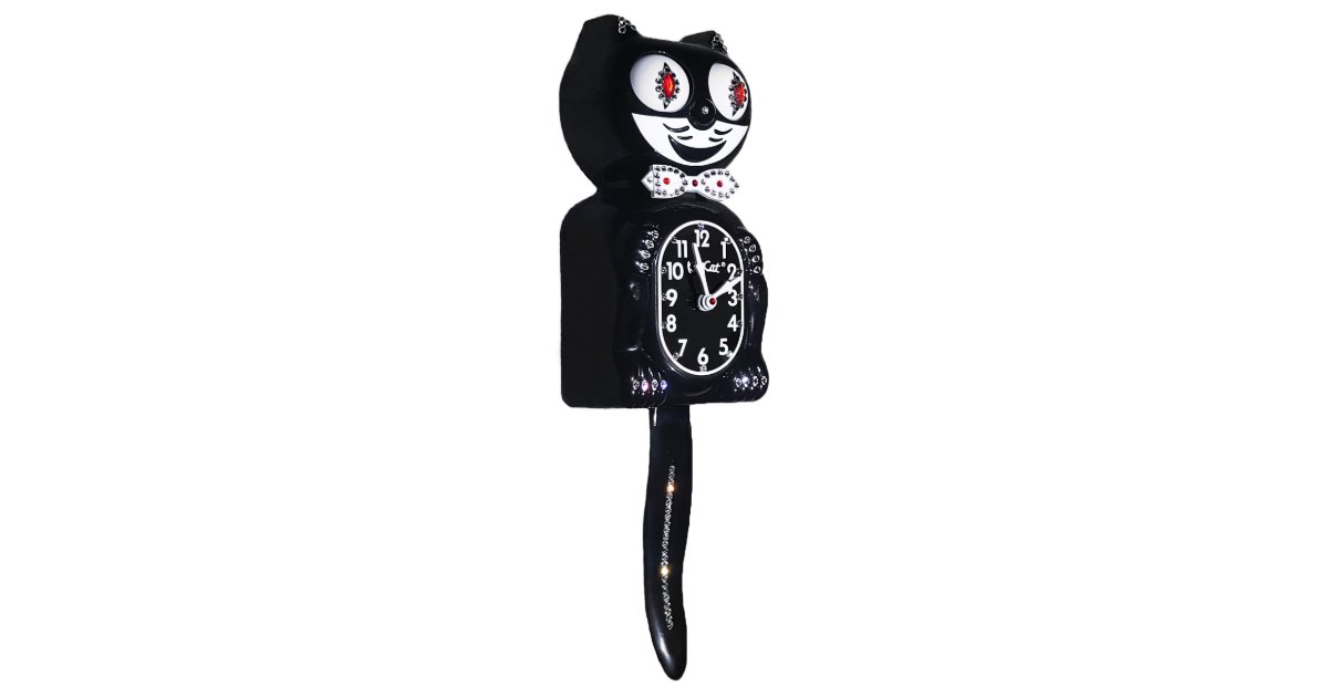 Jeweled Limited Edition Kit-Cat Clock | Zazzle