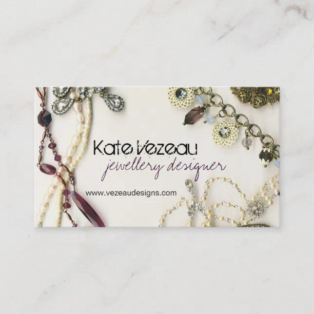 Jeweller Business Cards | Zazzle